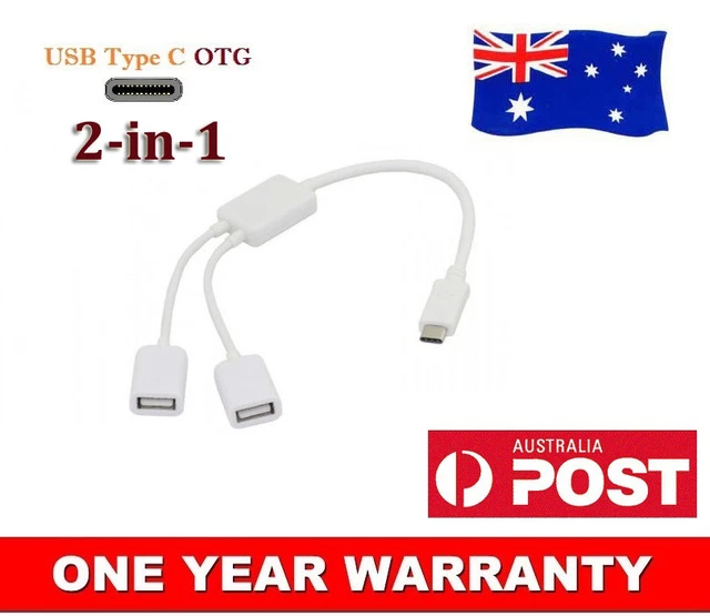 USB TYPE-C TO Dual USB Type-A OTG Adapter Cable For Lenovo Legion ...