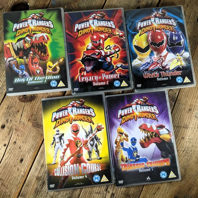 Power Rangers Dino Thunder Series Bundle Vol 1 5 Complete Dvd £21