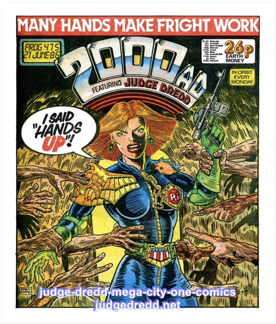 2000AD PROG 475 Judge Dredd Comic Very Good to Excellent Condition (A ...