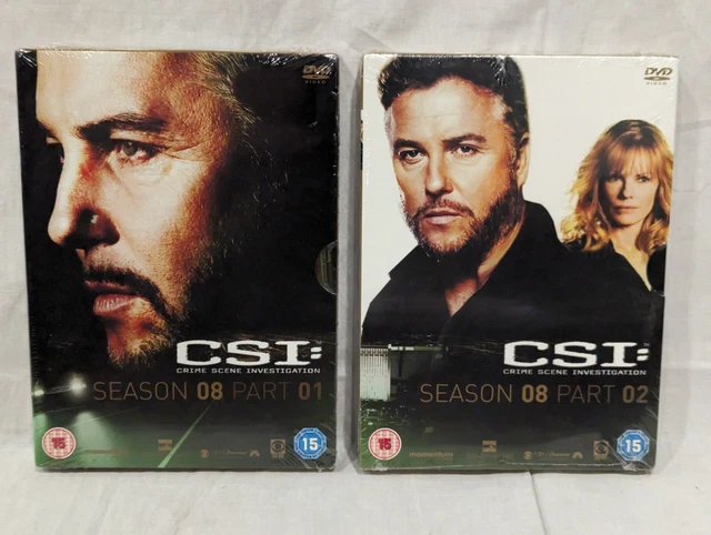 CSI CRIME SCENE Investigation Season 1 Parts 1 & 2 DVD Box sets Brand ...