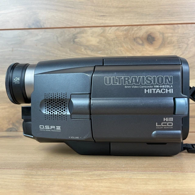 HITACHI ULTRAVISION VM-H825LA 24x Digital Zoom 8mm Video Camcorder ...