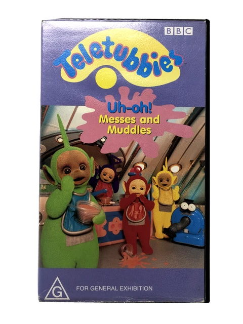 TELETUBBIES - UH-OH! Messes And Muddles (VHS, 1998) PAL $9.99 - PicClick AU