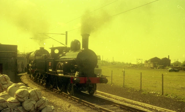 ORIGINAL RAILWAY TRAIN NEGATIVE. LNWR steam loco Hardwicke. Carnforth ...