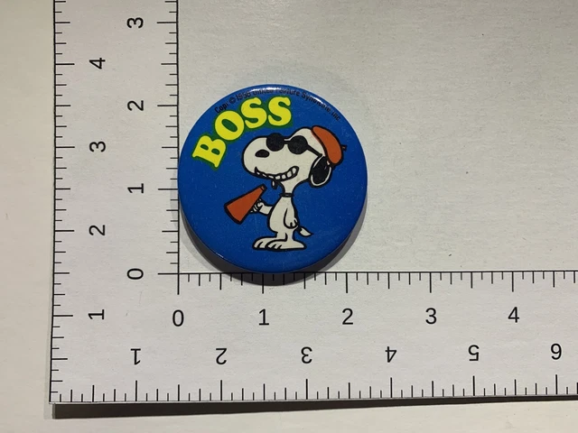 VINTAGE 1958 PEANUTS Comic Snoopy Boss Wearing Beret & Megaphone ...