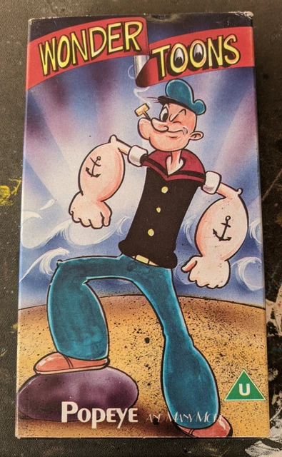 VHS TAPE POPEYE Wonder Toons Vintage Extremely Rare $15.00 - PicClick AU