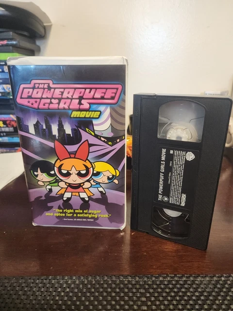THE POWERPUFF GIRLS Movie VHS 2002 Clamshell Cartoon Network Tested $12 ...