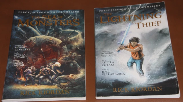 Percy Jackson Lightning Thief And Sea Of Monsters Di Rick Riordan