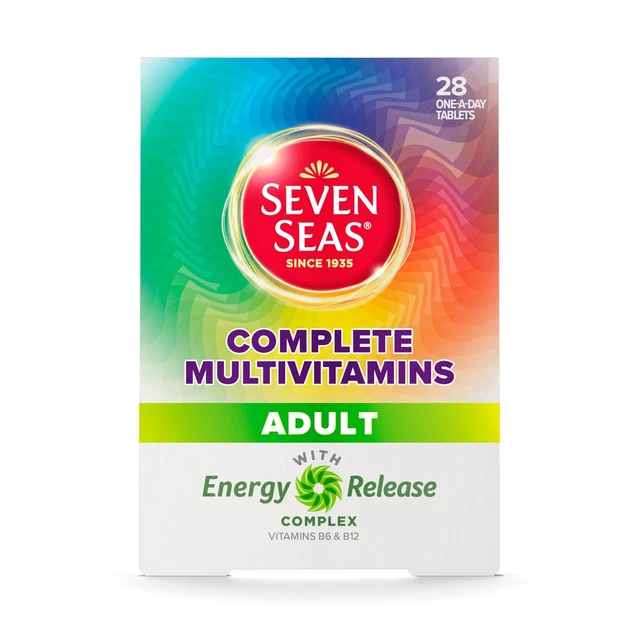 SEVEN SEAS COMPLETE Multivitamins for Adults - Energy Release, 28 ...