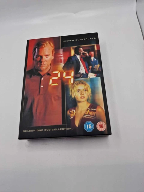 24: SEASON 1 DVD (2002) Kiefer Sutherland, Hopkins (DIR) cert 15 6 ...