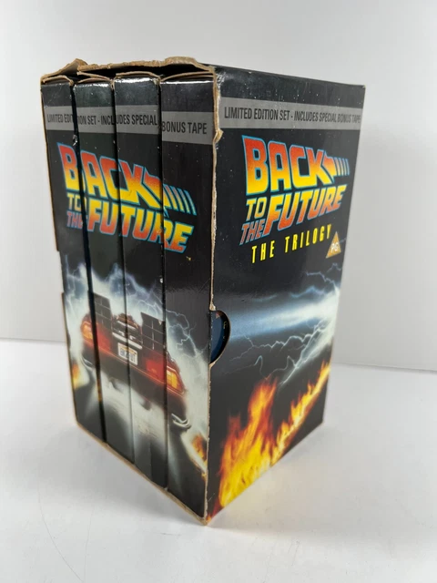 BACK TO THE Future Trilogy WIDESCREEN VHS Limited Edition Box Set VHS £19.95 - PicClick UK