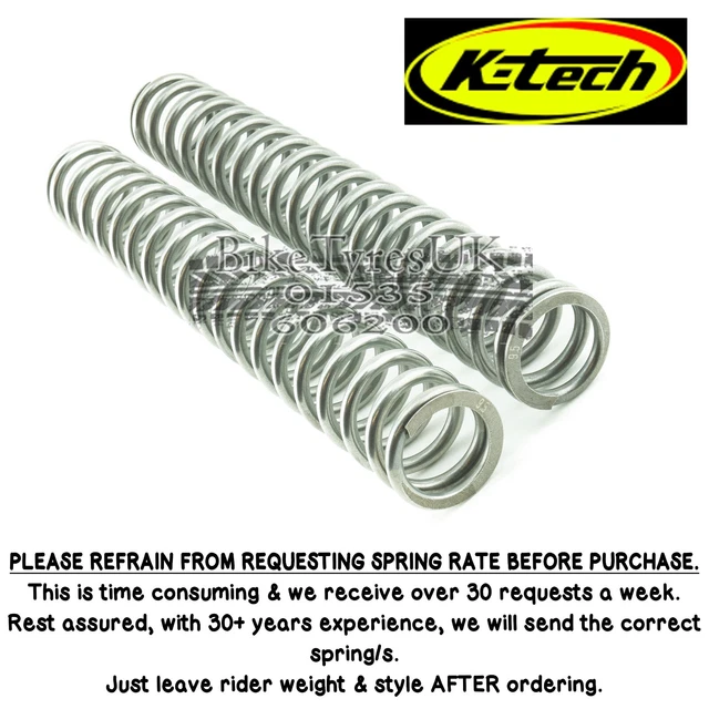 HONDA XL750 TRANSALP 2023 2024 2025 K-Tech Fork Springs 38x425mm ...
