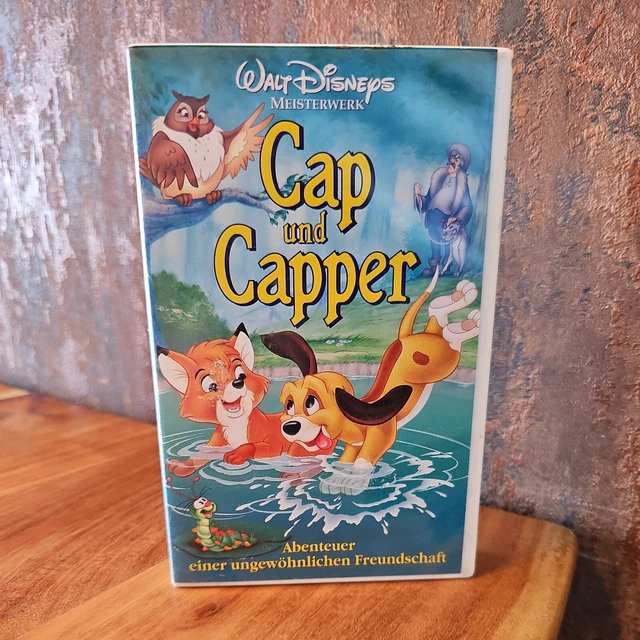 WALT DISNEY VHS Meisterwerk Cap und Capper mit Hologram - Sammlerwert ...