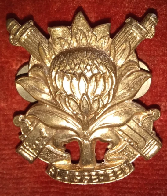 SOUTH AFRICAN DEFENCE Force (SADF) - Regiment Langenhoven Cap Badge $15 ...