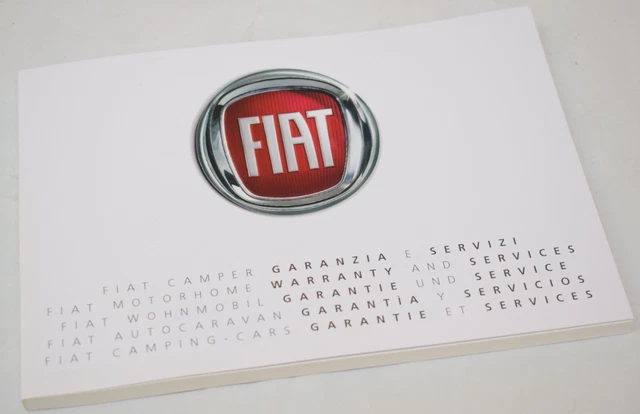 FIAT DUCATO CAMPER Van Motor home Service Schedule Booklet New Genuine ...