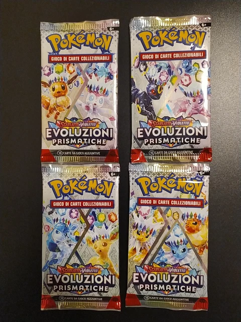 POKEMON EVOLUZIONI PRISMATICHE Artset Bustine x4 EUR 49,90 - PicClick IT