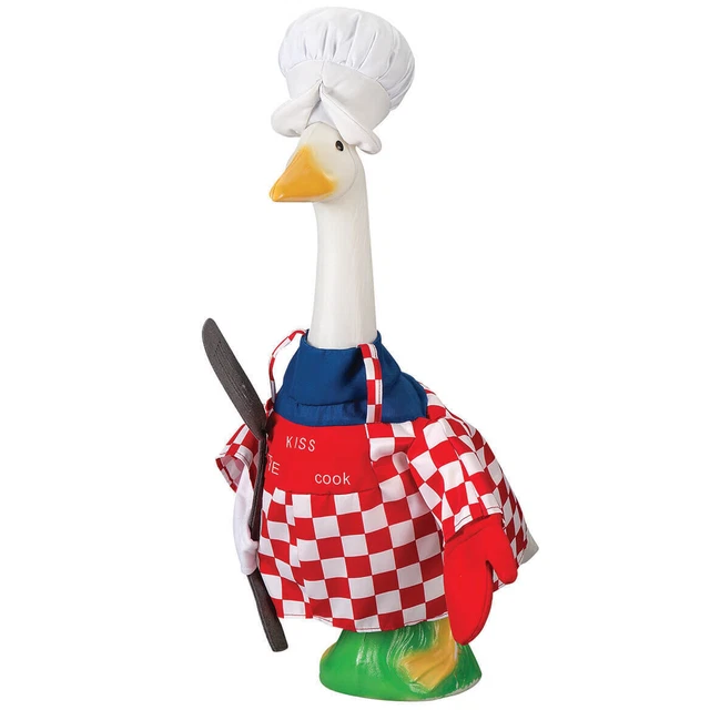 CHEF KISS THE COOK Goose Outfit Costume for 23"H Goose, Polyester £33. ...