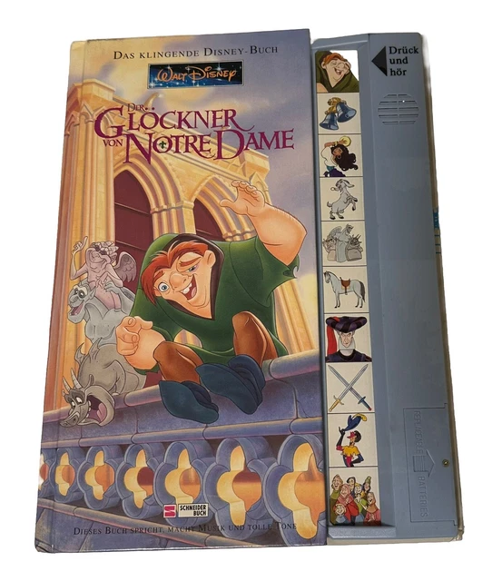 DER GLOCKNER VON Notre Dame Hunchback Of Notre Dame Disney Hardcover ...