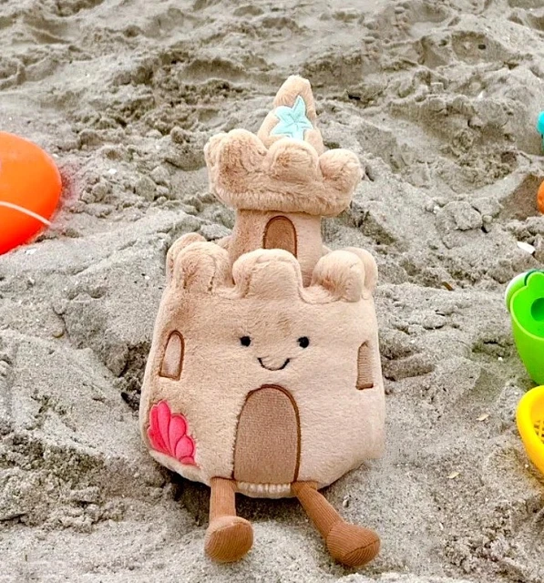 1×JELLYCAT AMUSEABLES SANDCASTLE Plush Toy -Brand New with Tags £21.47 ...