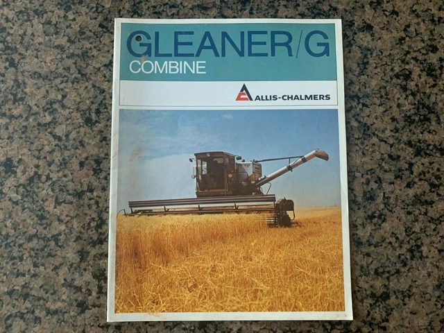 VINTAGE GLEANER BROCHURE G Combine 16 Pages $19.99 - PicClick