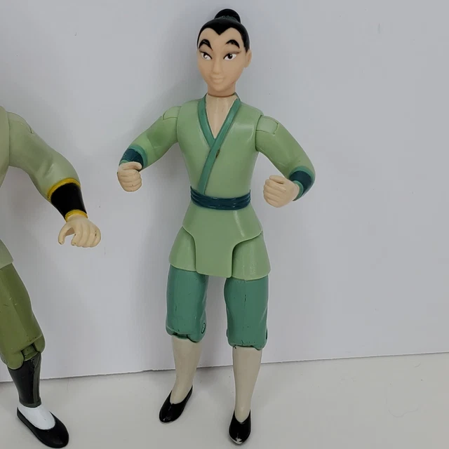 DISNEY MULAN/PING & Li Shang Fearless Rider Rare Vintage Mattel Toy ...