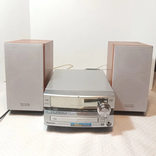 PANASONIC SA-DP1 DVD Stereo Mini Hifi Bookshelf Stereo System TESTED No ...