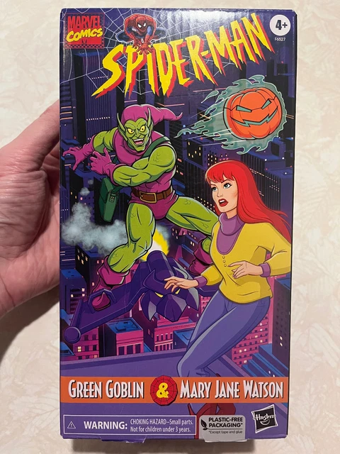 MARVEL LEGENDS SPIDER-MAN & Mary Jane Watson VHS Animated 2-Pack NEW ...