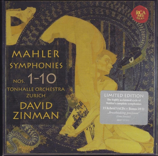 MAHLER SYMPHONY COMPLETE Collection Jinman Tone Harehythmi Sacd 15 ...