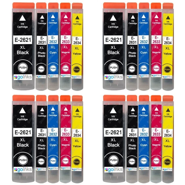 20 CARTOUCHES D'ENCRE pour Epson Expression Premium XP-620 XP-710 XP ...