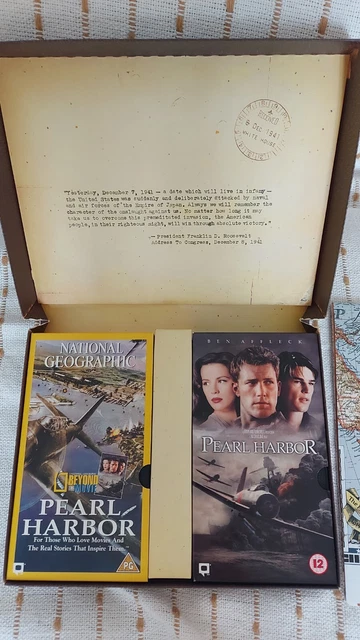 PEARL HARBOR 60TH Anniversary Box Set 2x VHS Video Tapes & Map UNUSED £ ...