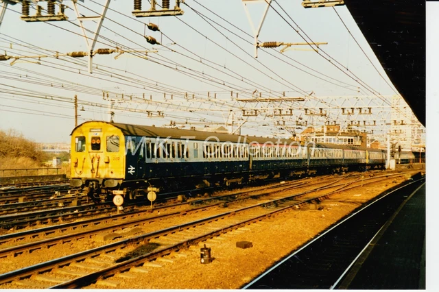 RAILWAY PHOTO CLASS 302 302282 302297 302251 @ Stratford 8/2/89 Up ECS ...