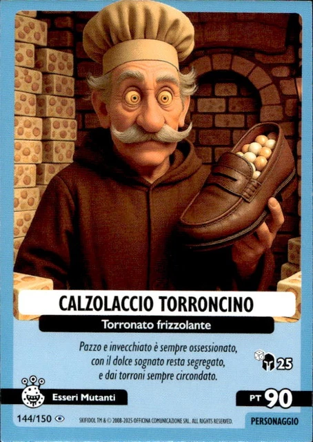 CARD SKIFIDOL ITALIAN Brainrot. Allucinazione Cosmica 2025 # 144 EUR 1 ...