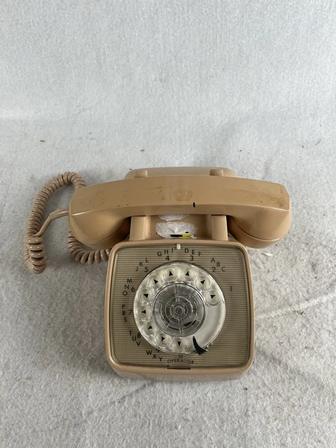 VINTAGE GTE AUTOMATIC Electric Model 80s Rotary Telephone, Light Pink ...