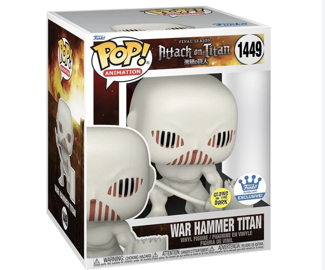 ATTACK ON TITAN - War Hammer Titan Glow (FUNKO SHOP EXCLUSIVE) Pop ...