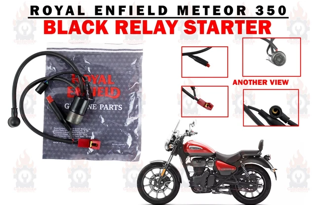 ROYAL ENFIELD METEOR 350 "Black Relay Starter" £46.59 - PicClick UK