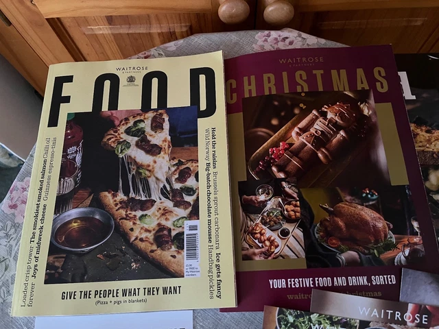 WAITROSE FOOD MAGAZINE November 2025 + October 2025 + Xmas Brochure ...