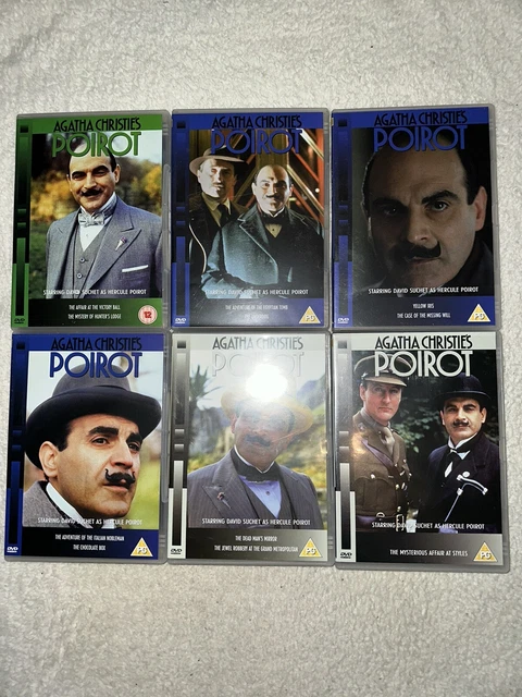 AGATHA CHRISTIE POIROT Collection Dvd Bundle X 6 Region 2 Set Detective ...