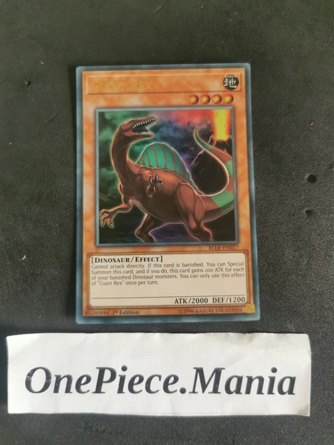 YU-GI-OH! GIANT REX BLLR-EN027 1st EUR 5,00 - PicClick FR