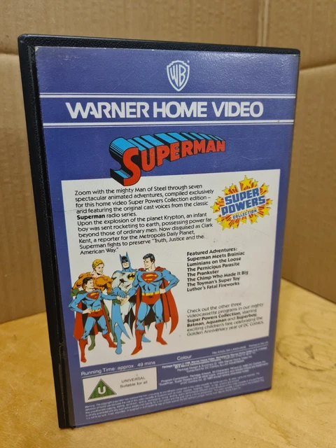 VHS EX RENTAL Superman Super Powers Vhs 80s Kids Vhs EUR 23,43 ...