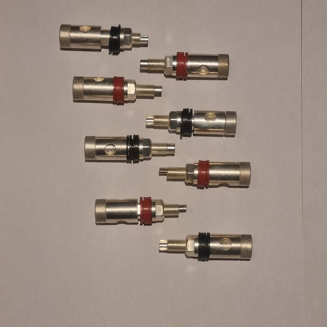 AUDIO NOTE SILVER Plated Speaker Terminals Binding Post 15 x 58mm, (4 ...