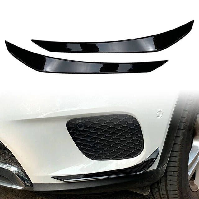 FOR 2020-2021 MERCEDES Benz GLB X247 Black 2x Front Bumper Lip Splitter ...