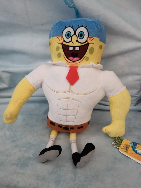 BUFF SPONGEBOB SQUARE Pants Plushy Soft Toy Movie Sponge Out Of Water ...