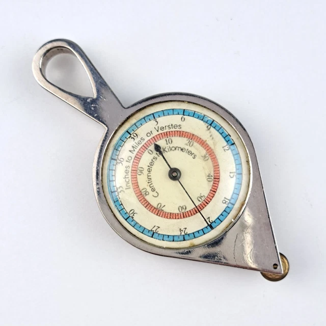 VINTAGE POCKET MAP Measurer Opisometer Curvimeter Instrument And ...