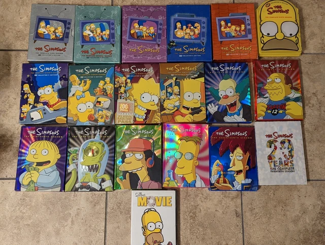 THE SIMPSONS TV SeriesDVD lot Set Complete Season 1-17 and Season 20 ...