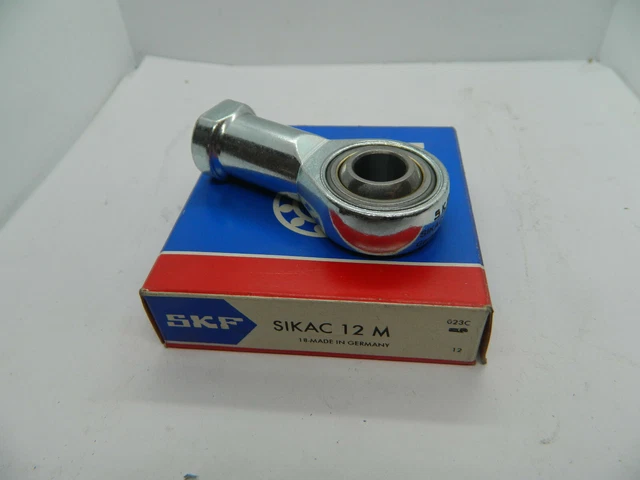 1 X SKF SIKAC 12 M Kugellager Lager Gleitlager Gelenklager Bearings Gelenkkopf EUR 19,99 ...