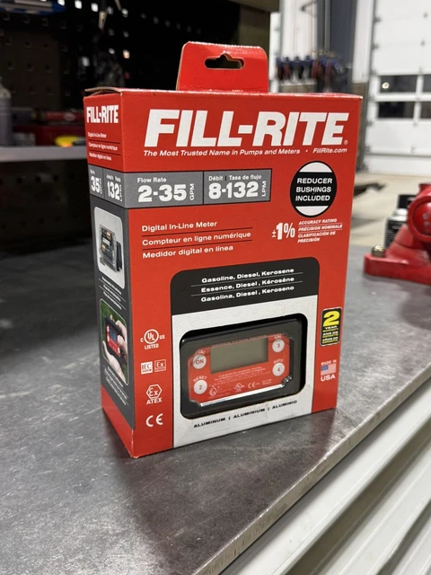 FILL-RITE 2-35 GPM Digital Inline Flow Meter TT10AN-NPT $120.00 - PicClick