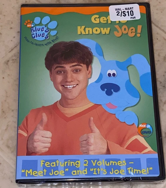 BLUE'S CLUES: GET to Know Joe! (DVD, 2002)-Very Rare sealed £83.60 ...