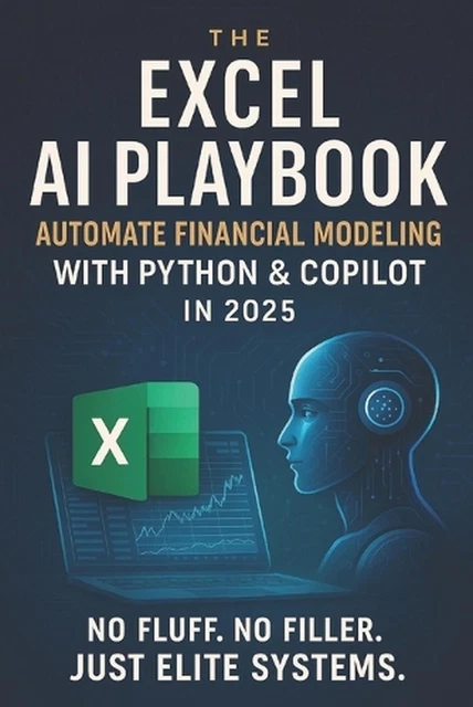 THE EXCEL AI Playbook: Automate Financial Modeling with Python & CoPilot in 2025 $66.08 ...