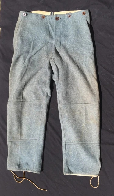 ORIGINAL 1915 MODEL Ww1 French Army Horizon Blue Other Ranks Breeches ...
