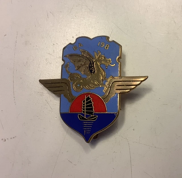 INSIGNE METAL B.A. 198 Do Son Drago Romainville Dépose Aviation ...