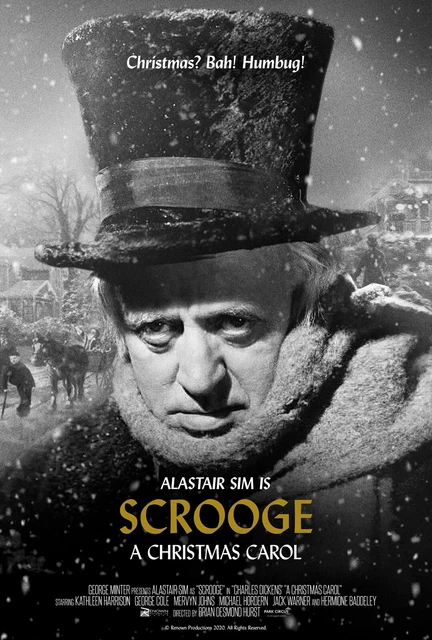 SCROOGE 1951=CLASSIC ALASTAIR Sim & Jack Warner==Full Dcr Super-8 Sound ...